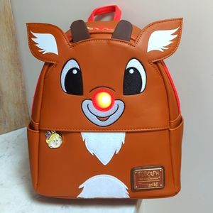 Loungefly | Bags | Loungefly Lighted Rudolph The Red Nosed Reindeer ...